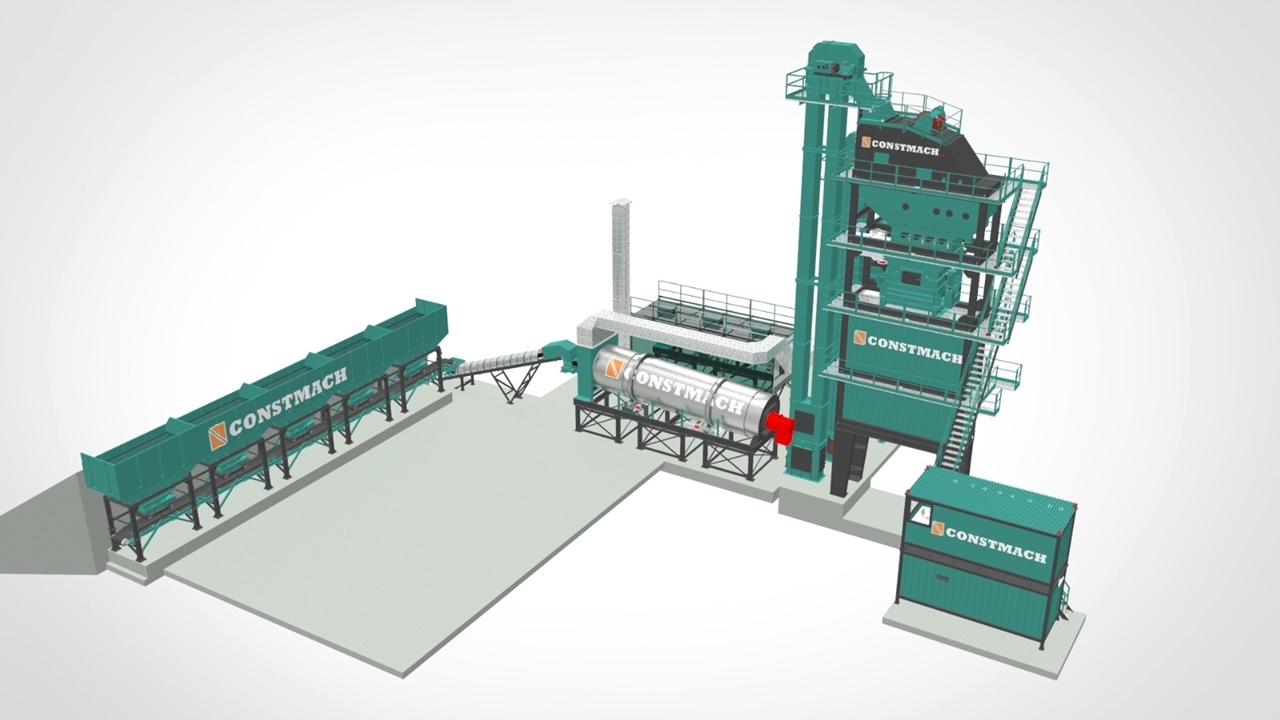 Centrale d'Asphalte Stationnaire (Type Batch) | Constmach